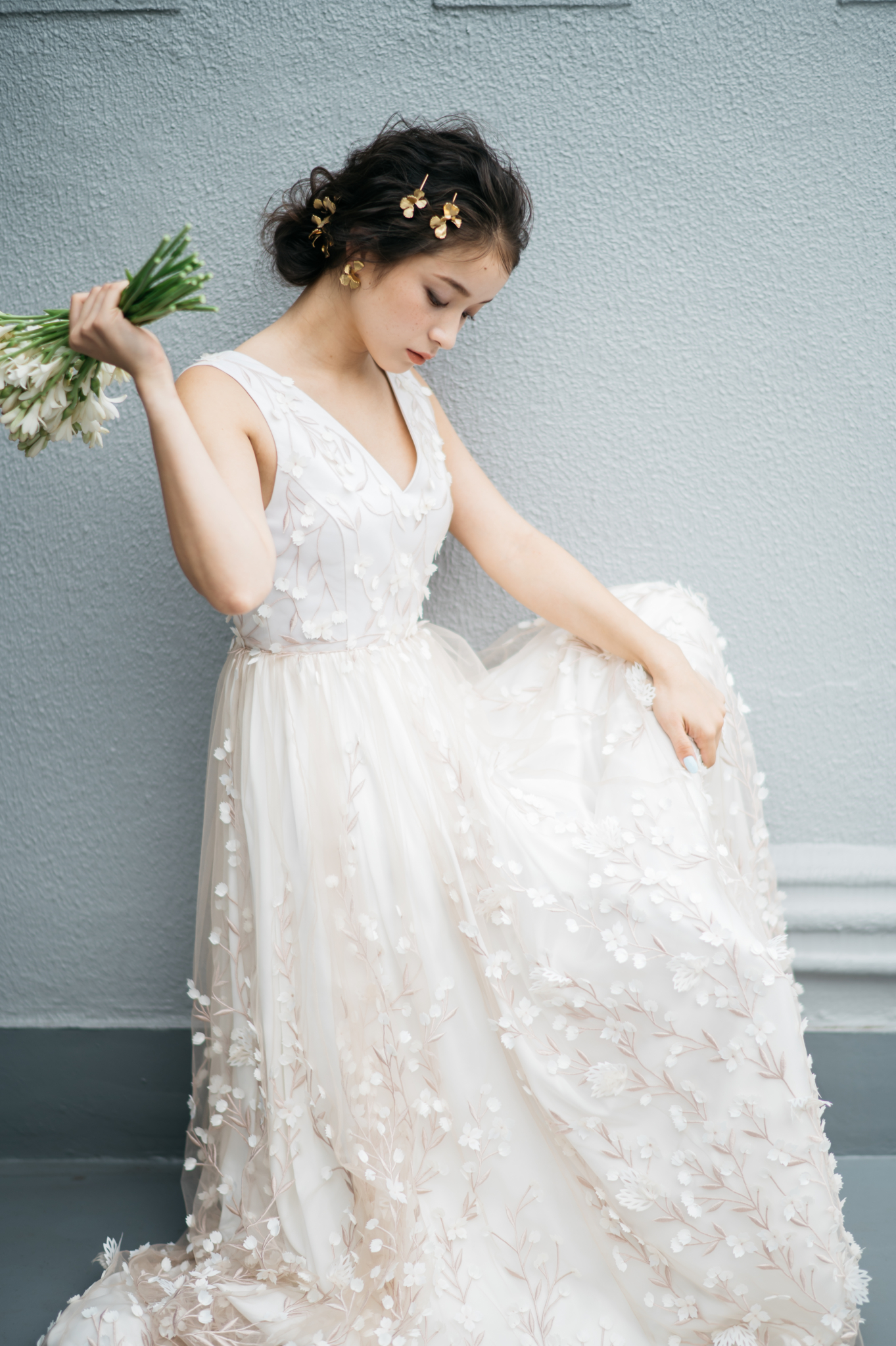 Iris Floral Gown | Beacon Dress - ビーコンドレス インポートドレスショップ
